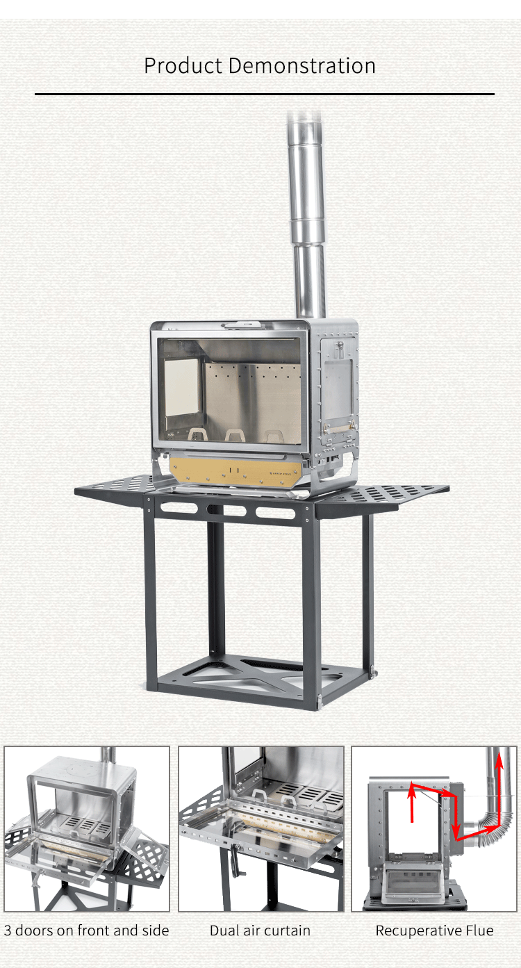 Green Stove Table Master [Pro] Wood Tent Stove For Hot Tent Camping ...